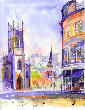 Jonathan Wheeler Art - Edinburgh Scenes