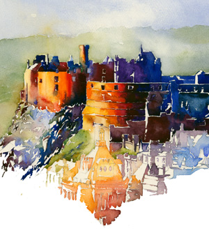 Jonathan Wheeler Art - Edinburgh Scenes